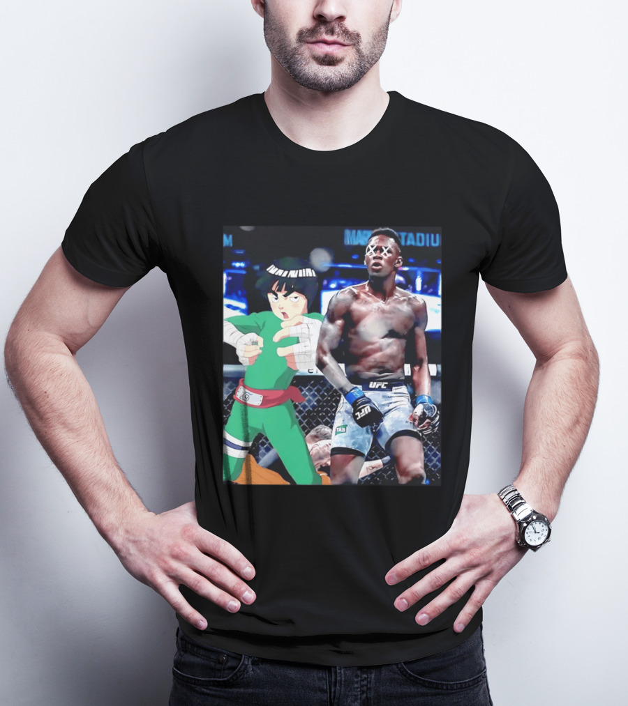 Drunken Fist Rock Lee UFC Crossover Iconic Anime Fighter T-Shirt