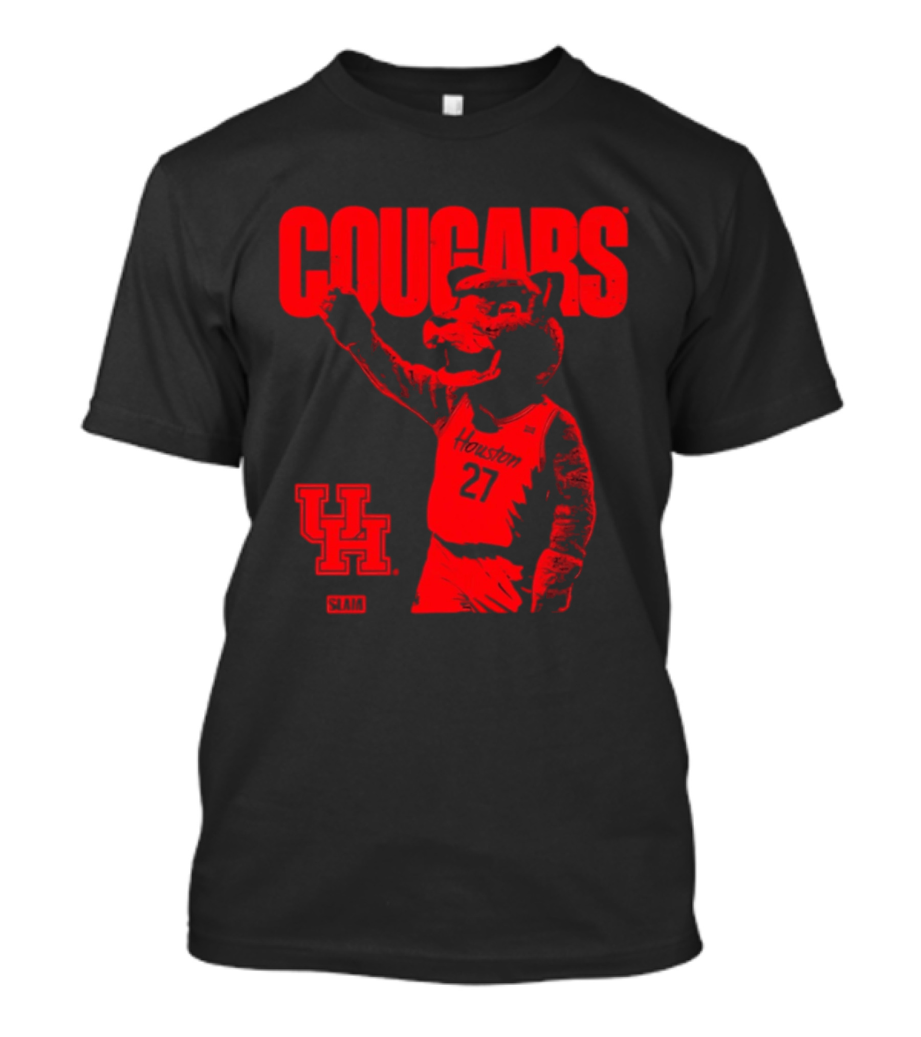 Houston Cougars Slam Dunk Mascot UH 27 T-Shirt