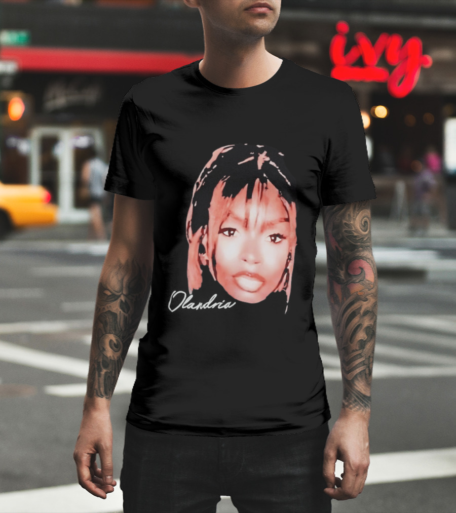 Olandria Carthen Big Face Bold Expression Trend T-Shirt