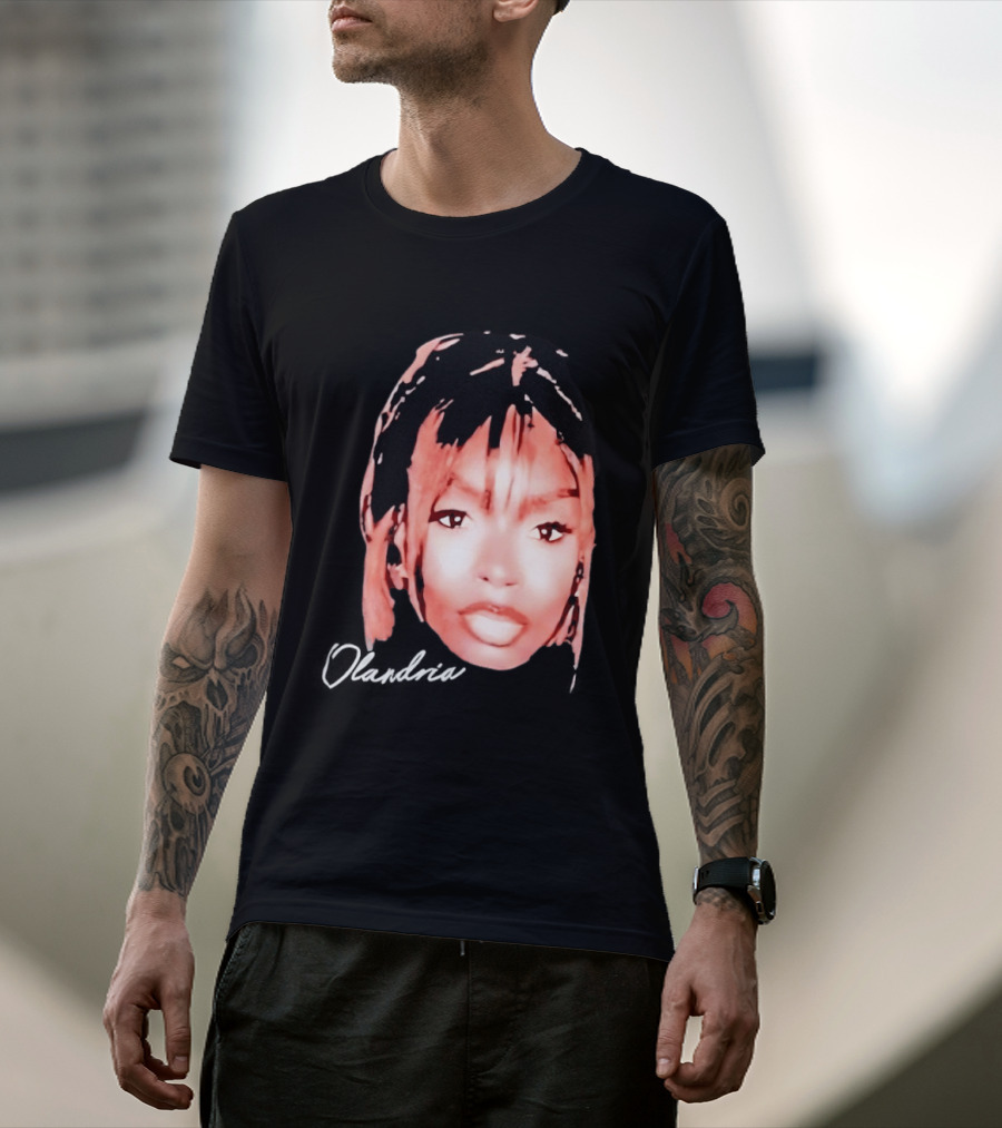 Olandria Carthen Big Face Bold Expression Trend T-Shirt