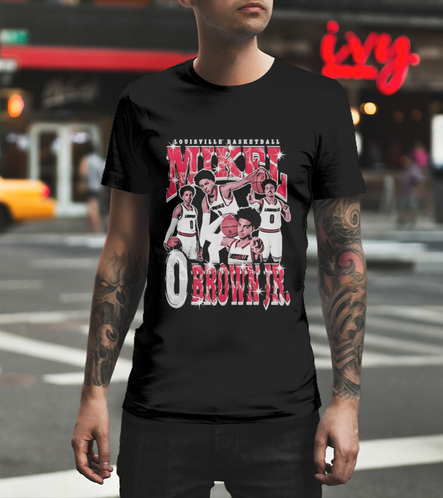 Mikel Brown Jr Louisville Cardinals Basketball Star Player 0 T-Shirt