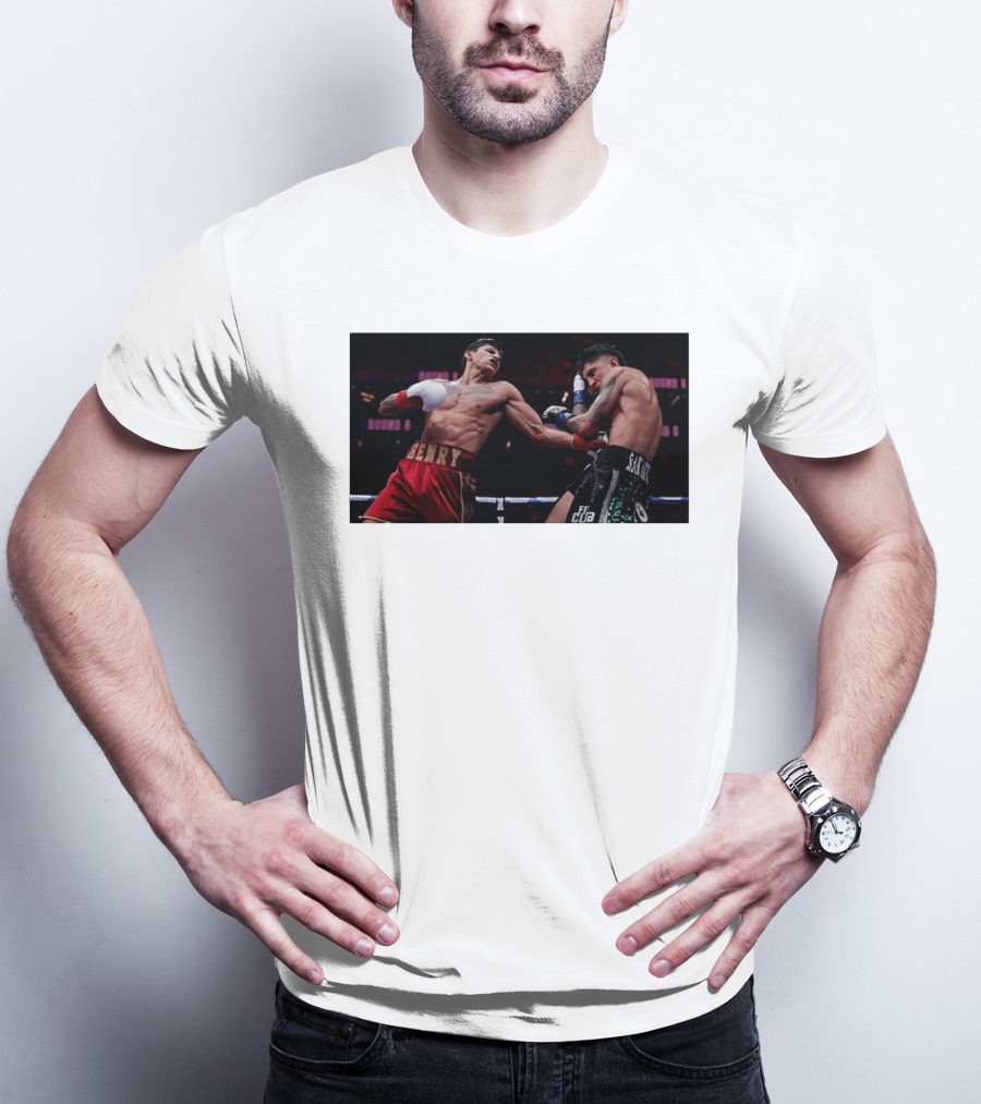 Ryan Garcia Vs Mario Barrios Boxing Match Action Round 6 T-Shirt