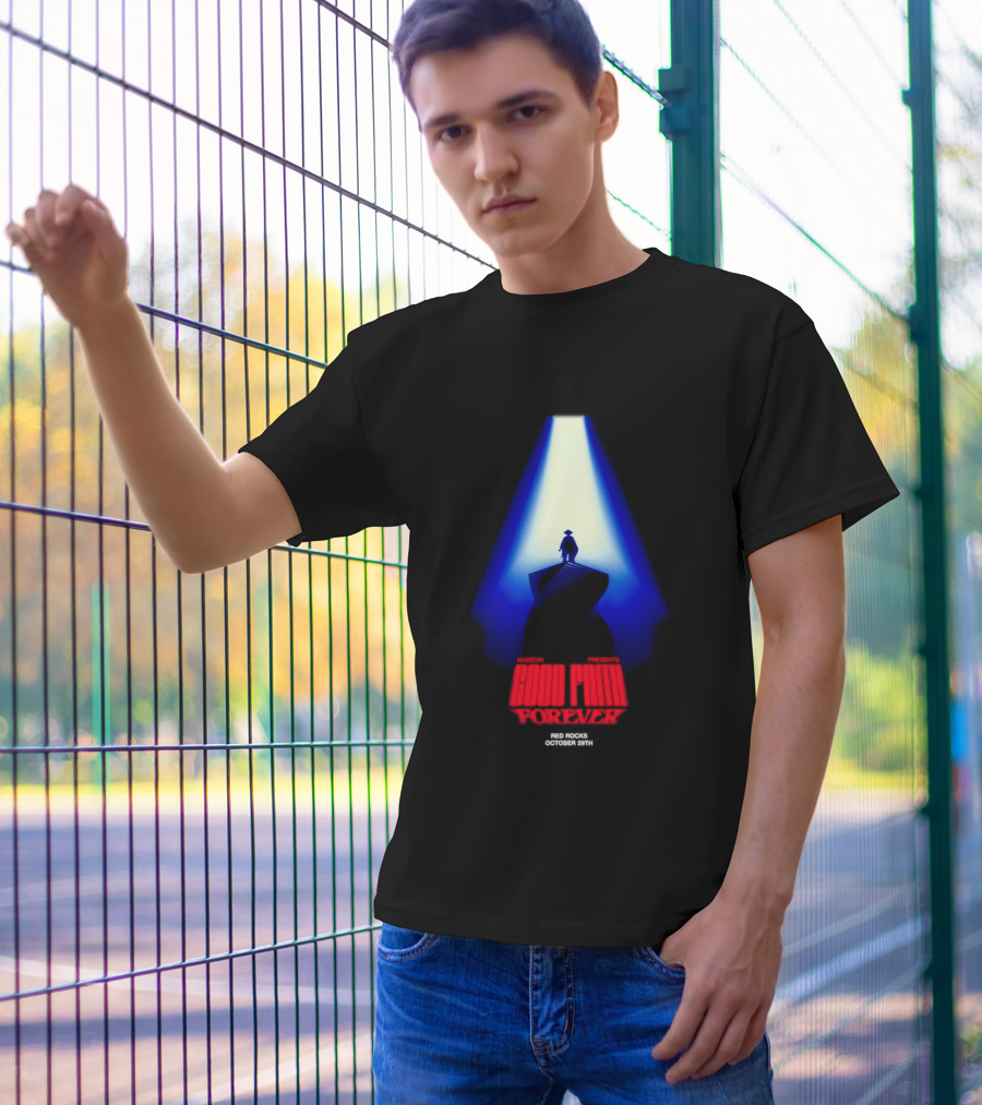 Good Faith Forever Madeon Presents Red Rocks October 29th T-Shirt