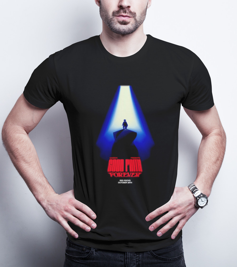 Good Faith Forever Madeon Presents Red Rocks October 29th T-Shirt