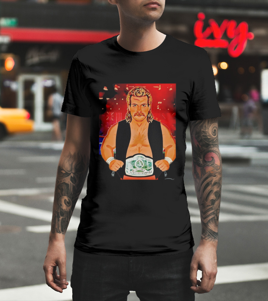 Magnum TA Wrestling Champion Belt T-Shirt