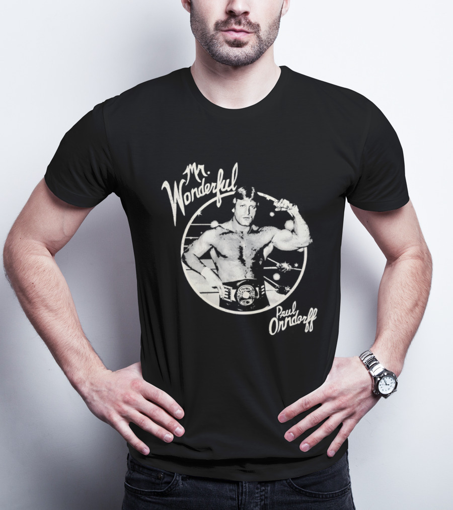 Paul Orndorff Mr Wonderful Championship Wrestler T-Shirt