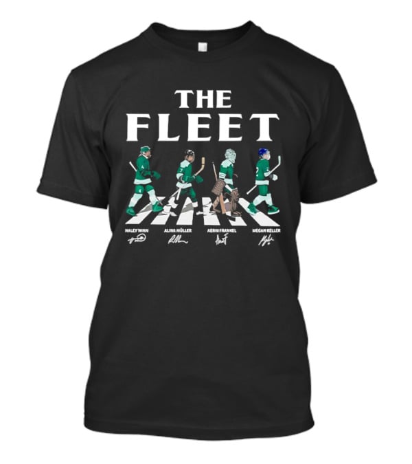 The Fleet Haley Winn Alina Muller Aerin Frankel Megan Keller Hockey Players Abbey Road T-Shirt