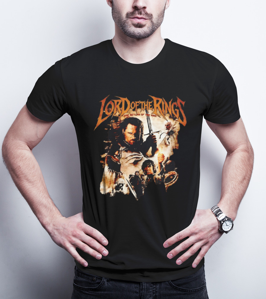 The Return Of The King Lord Of The Rings Movie Characters And Scenes T-Shirt