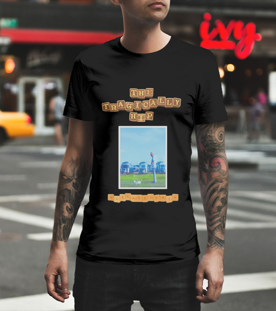 The Tragically Hip Saskadelphia Vintage Trailer Scene T-Shirt