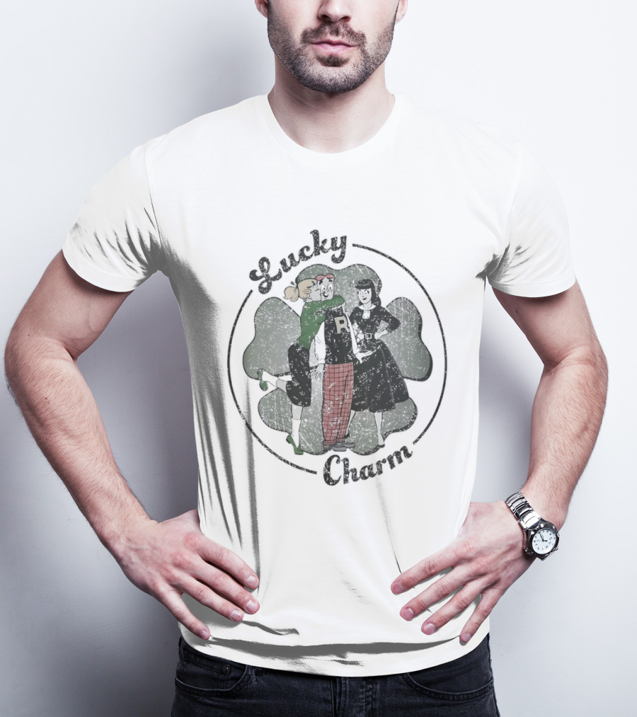 Lucky Charm St Patrick's Day Dance Embrace T-Shirt