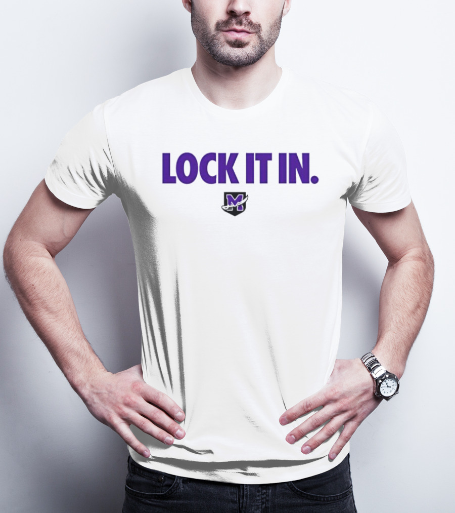 Mount Union Purple Raiders Lock It T-Shirt