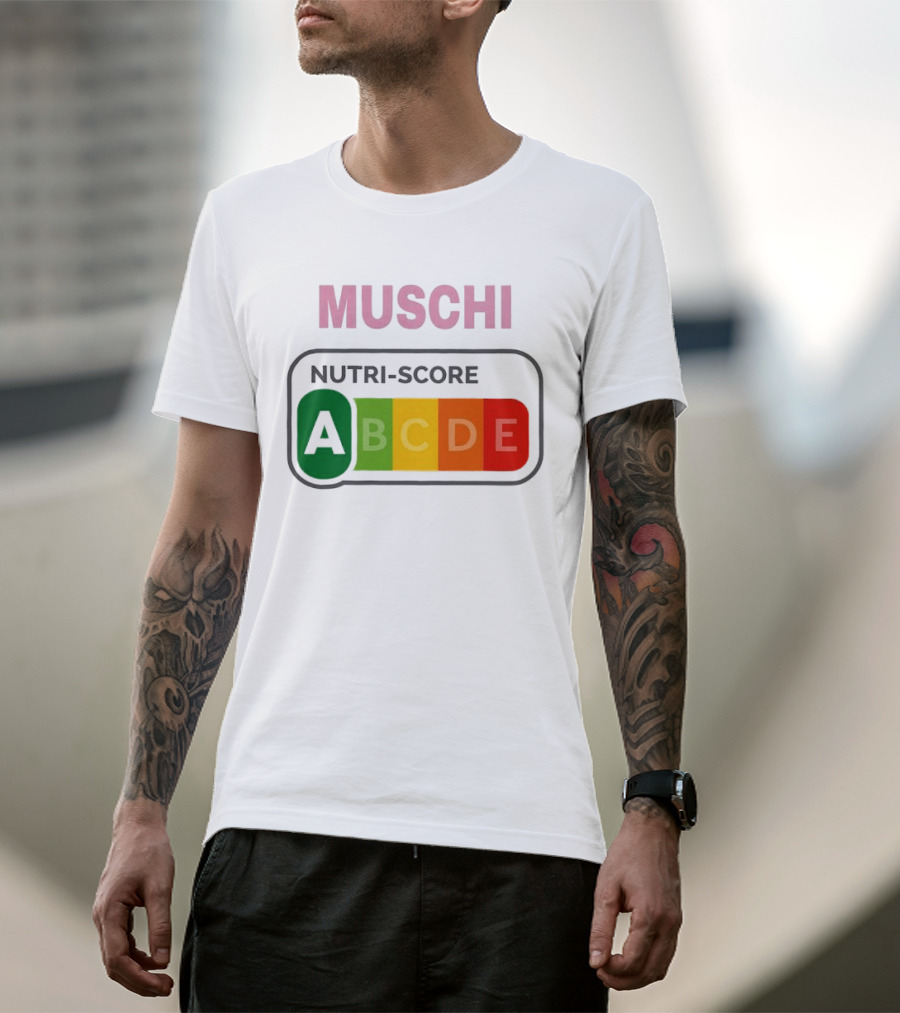 MUSCHI Nutri Score ABCDE European Food Nutrition Rating System T-Shirt