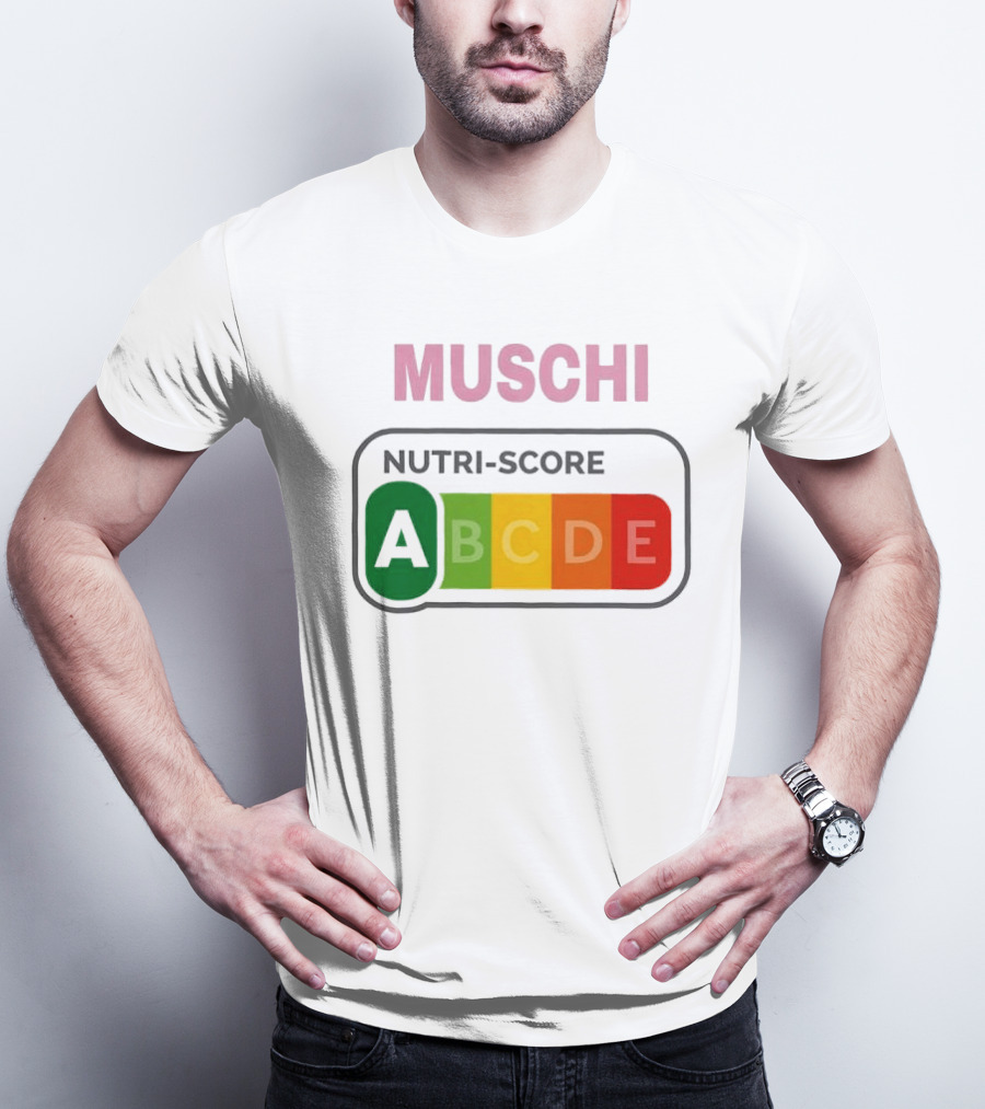 MUSCHI Nutri Score ABCDE European Food Nutrition Rating System T-Shirt