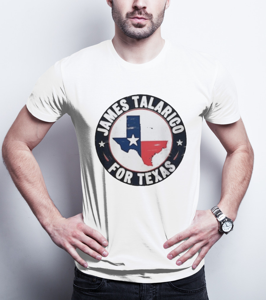 James Talarico For Texas Campaign Texas Map Star T-Shirt