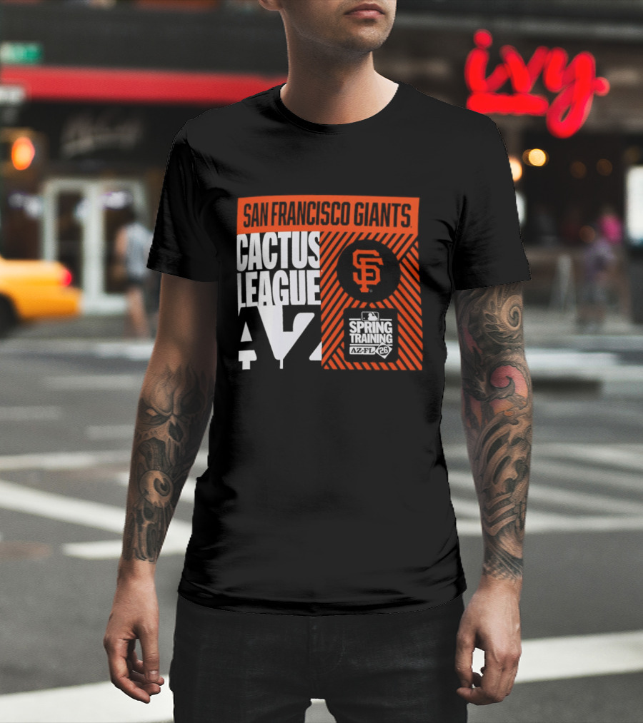 San Francisco Giants Cactus League AZ Spring Training 2026 SF T-Shirt