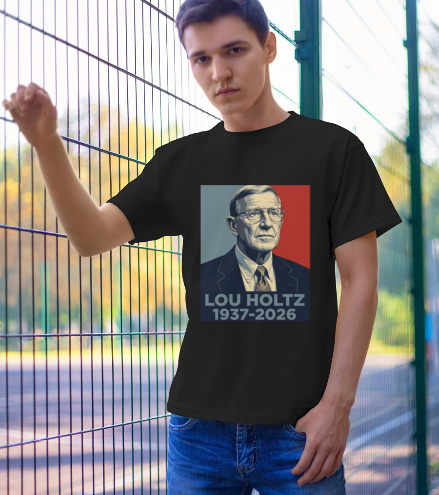 Lou Holtz 1937 2026 Memorial T-Shirt