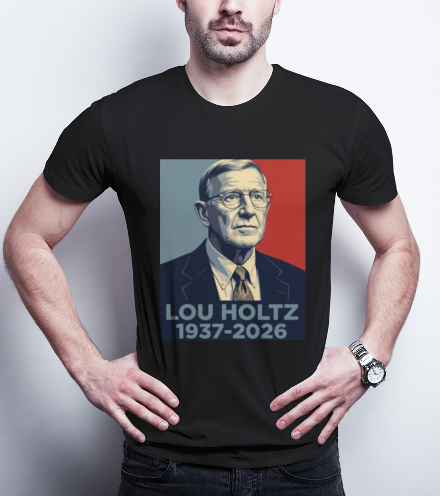 Lou Holtz 1937 2026 Memorial T-Shirt