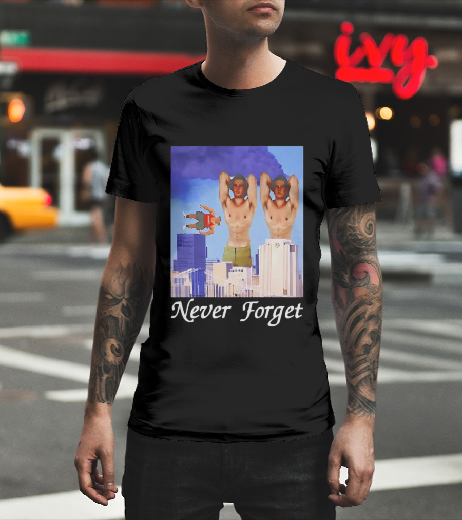 Never Forget When Clav Got Mogged By ASU Frat Leader Giants In Cityscape T-Shirt