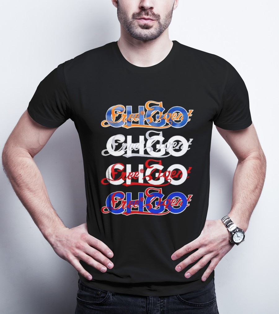 Chicago Bears Cubs Bulls White Sox Free Agent CHGO T-Shirt