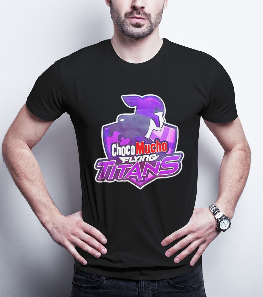 Choco Mucho Flying Titans Purple Shield T-Shirt