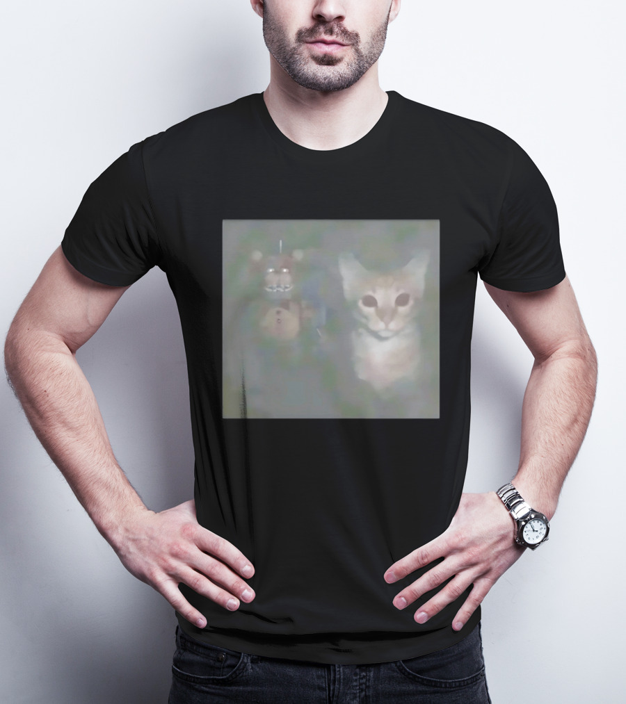 Fnaf Cat Horror And Creepy Animatronic Fantasy T-Shirt