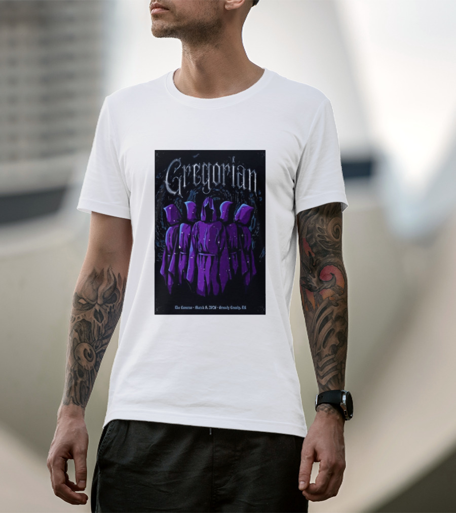Gregorian March 8 2026 The Caverns Grundy County TN T-Shirt