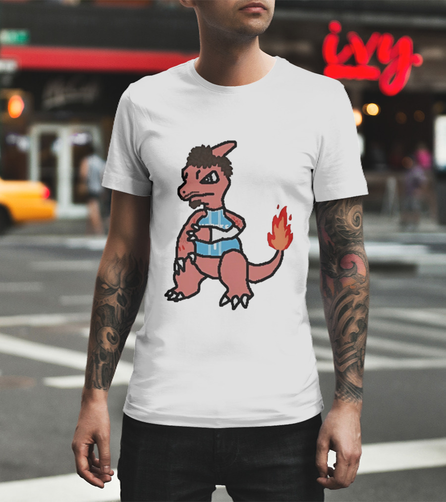 Charmelo Ball Crossover LaMelo Ball Charlotte Hornets Cartoon Character Mashup T-Shirt