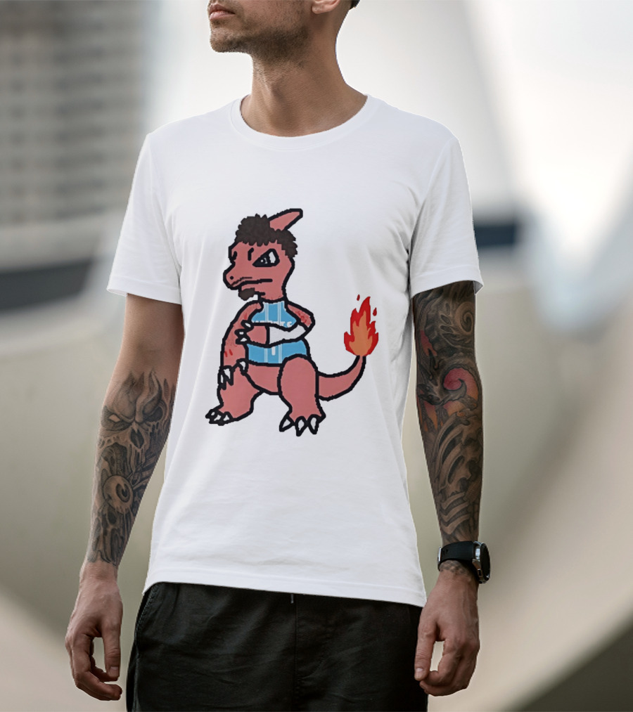 Charmelo Ball Crossover LaMelo Ball Charlotte Hornets Cartoon Character Mashup T-Shirt