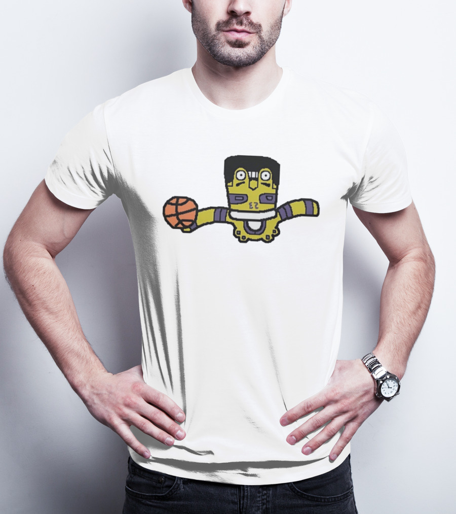 LeBronzong James LeBron James Los Angeles Lakers Basketball Fusion T-Shirt