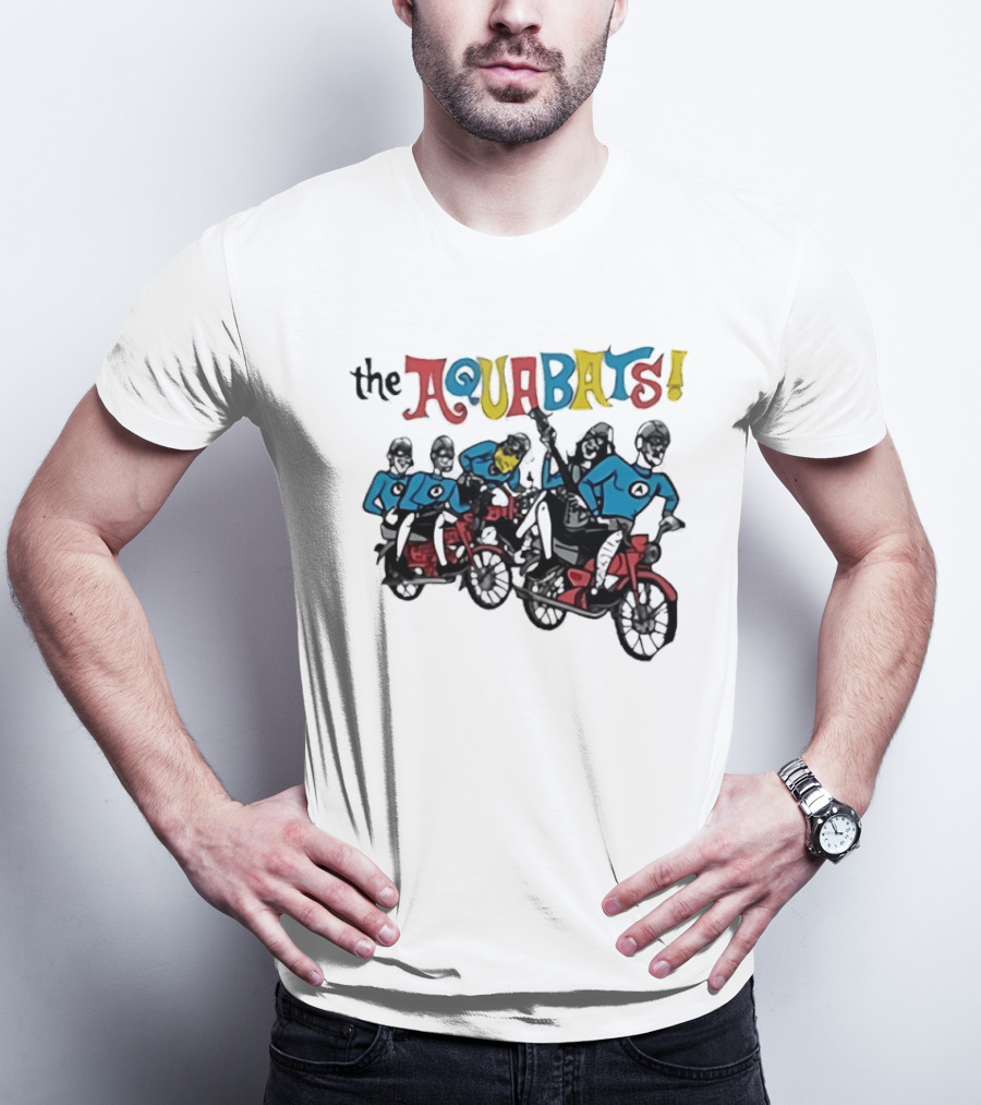 The Aquabats On Bike Rocking Guitar Adventure T-Shirt