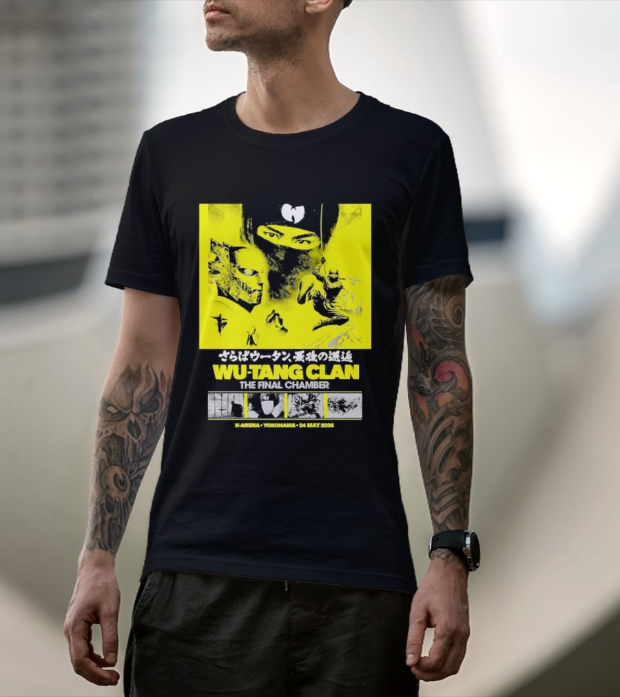 Wu Tang Clan Final Chamber Tour Yokohama Japan 2026 T-Shirt