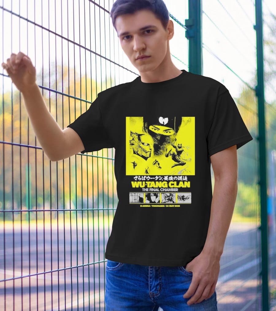 Wu Tang Clan Final Chamber Tour Yokohama Japan 2026 T-Shirt