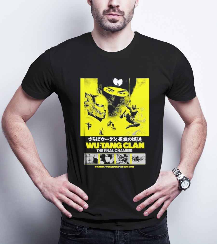 Wu Tang Clan Final Chamber Tour Yokohama Japan 2026 T-Shirt