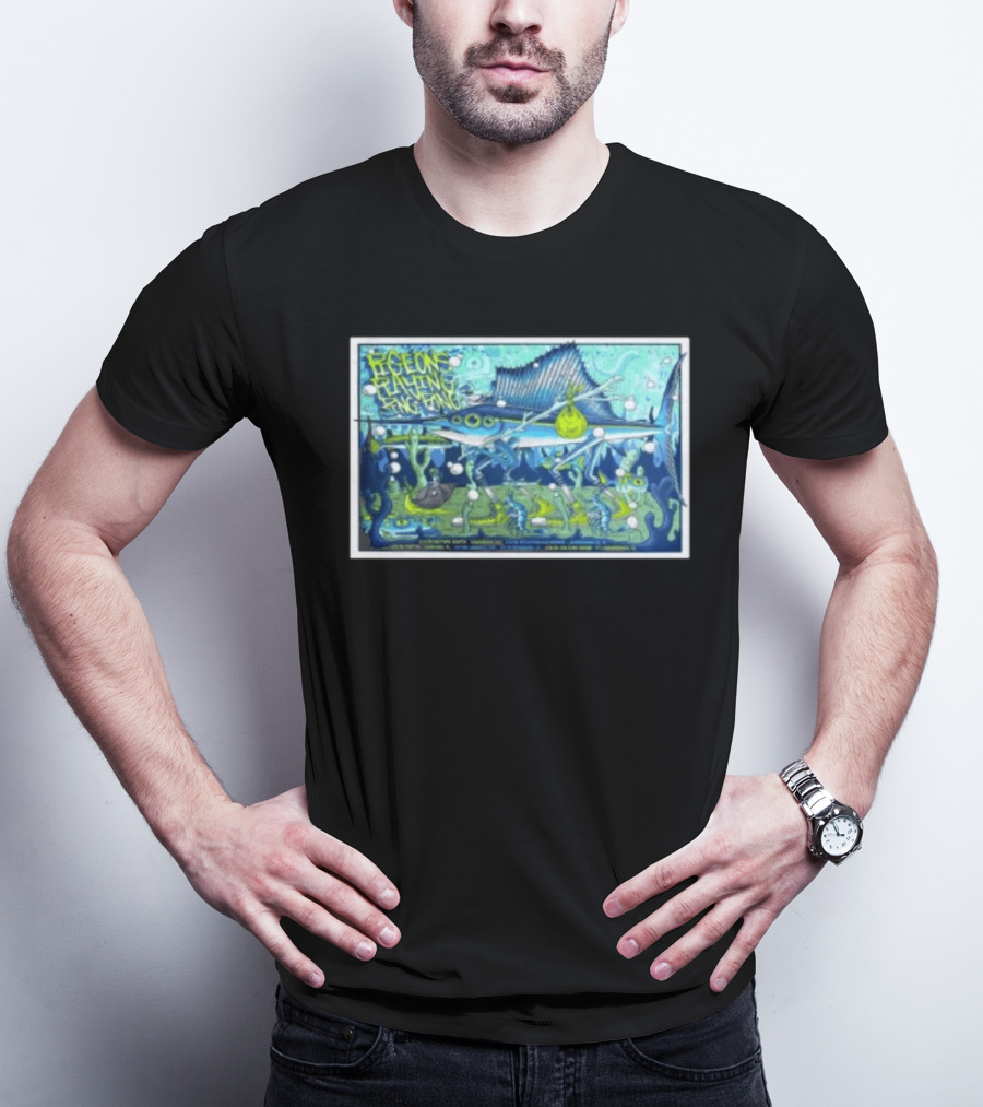 Pigeons Playing Ping Pong Mar 5 2026 Jacksonville Fl Sailfish Bubbles Sea Creatures T-Shirt