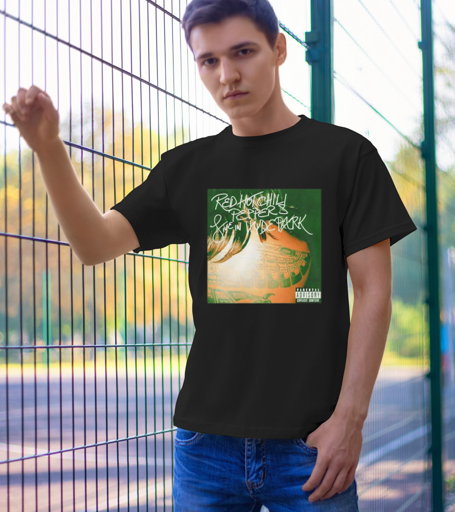 Red Hot Chili Peppers Live In Hyde Park Tattoo Cover Explicit Content T-Shirt