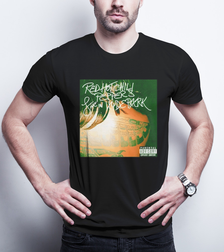Red Hot Chili Peppers Live In Hyde Park Tattoo Cover Explicit Content T-Shirt