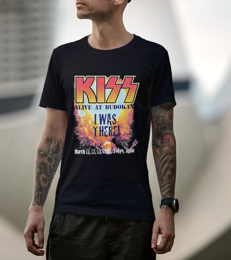 KISS Alive At Budokan I Was There March 2 3 13 2003 Tokyo Japan T-Shirt