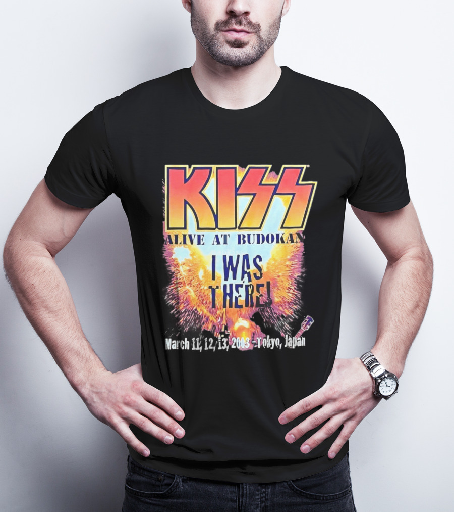 KISS Alive At Budokan I Was There March 2 3 13 2003 Tokyo Japan T-Shirt