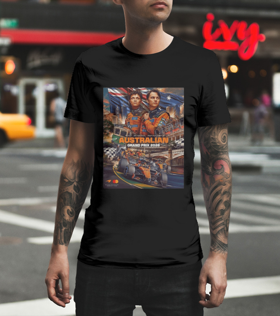 McLaren Formula 1 Team Australian Grand Prix 2026 Albert Park Circuit March 6 8 Event T-Shirt