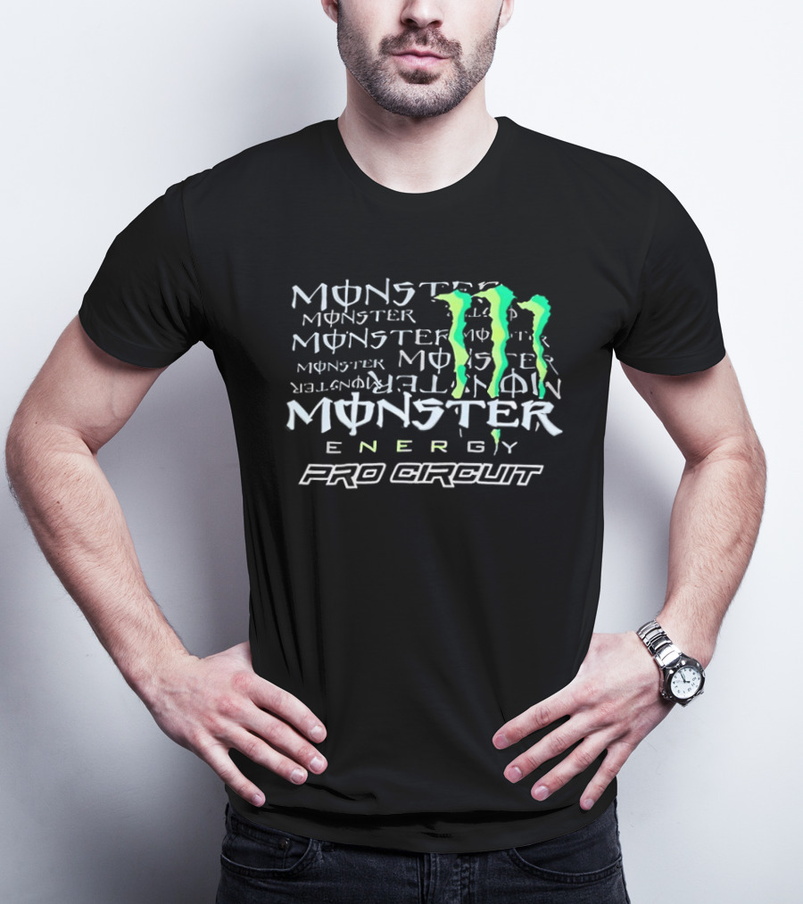 Monster Energy Pro Circuit Racing Drink Triple M Claw T-Shirt