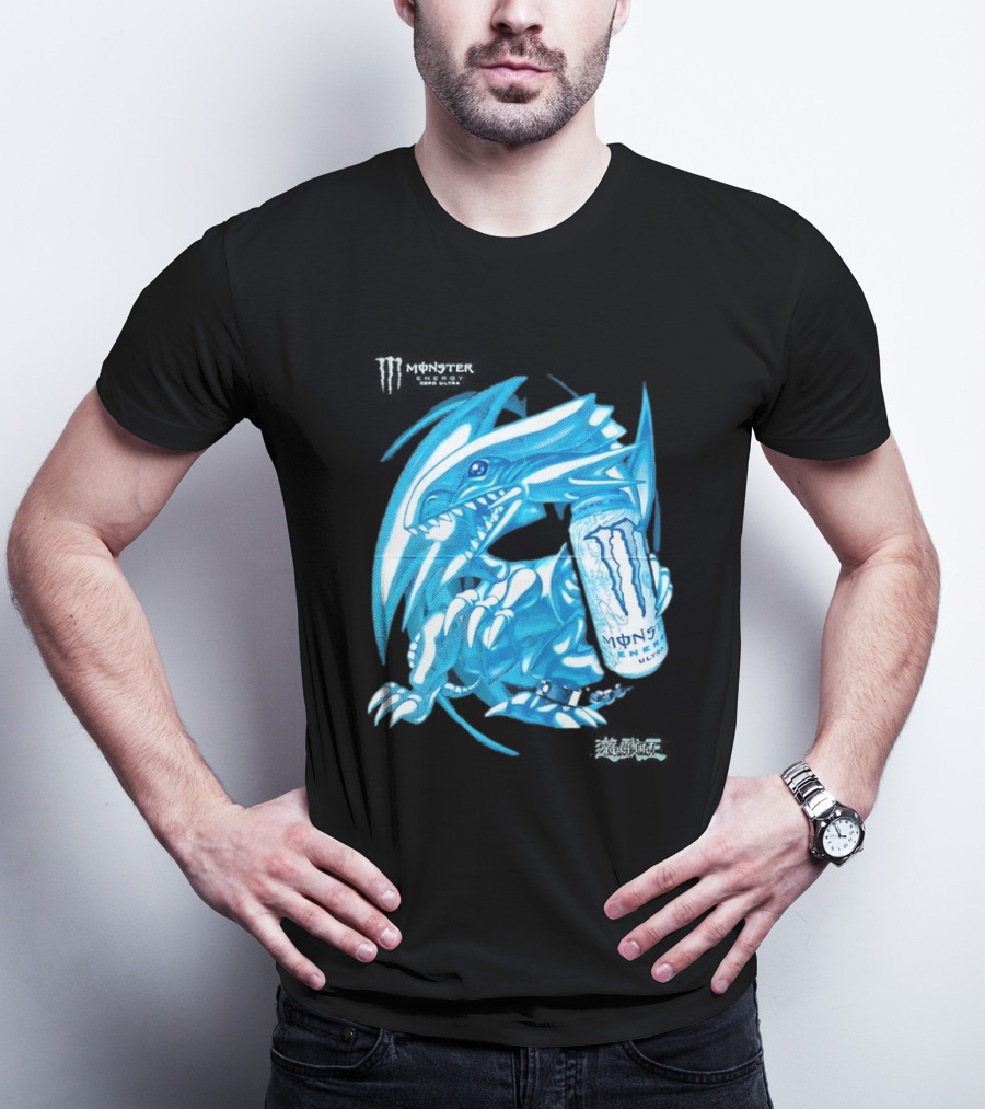 Blue Eyes White Dragon Monster Energy Zero Ultra Collaboration T-Shirt