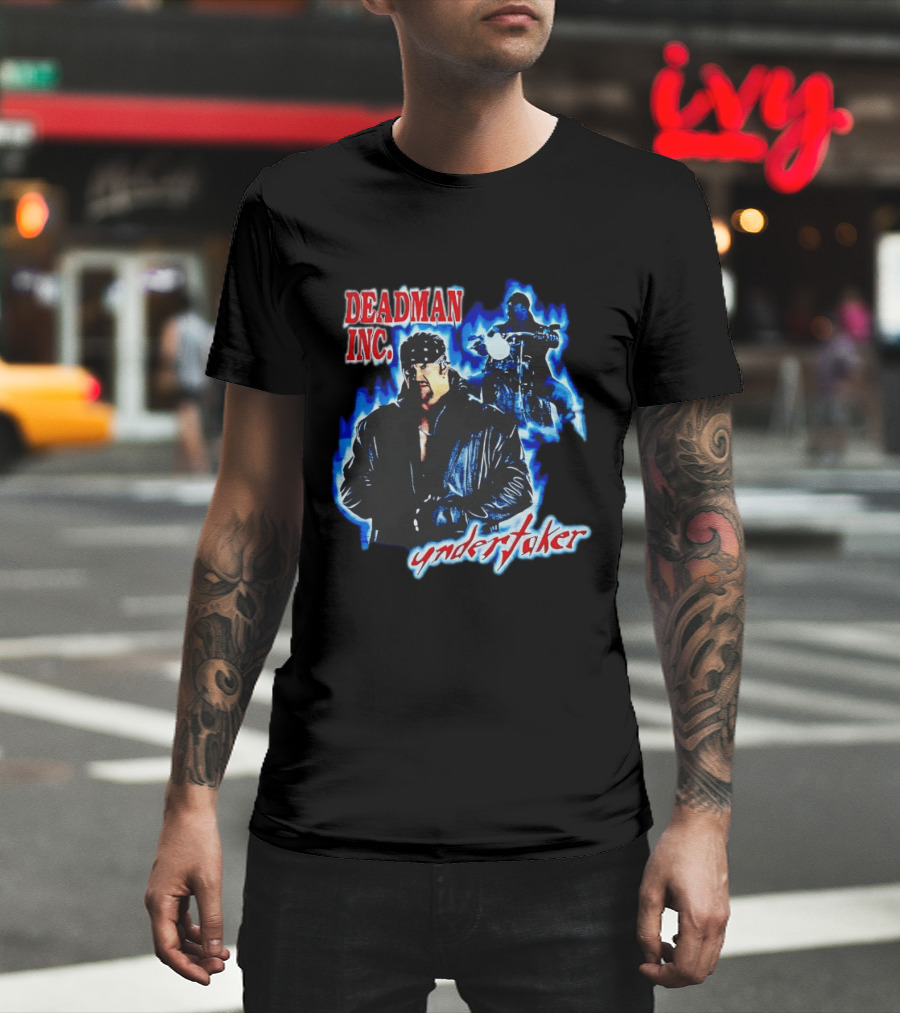 Deadman INC Undertaker Motorcycle Biker T-Shirt