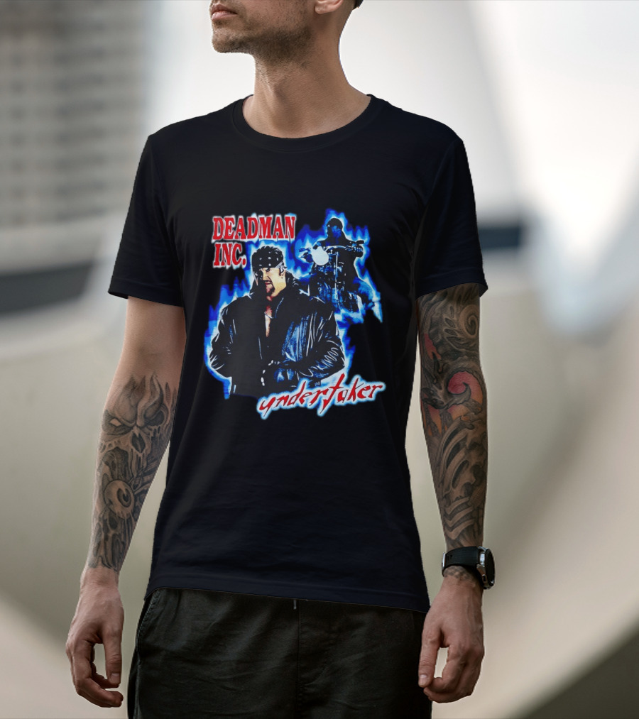 Deadman INC Undertaker Motorcycle Biker T-Shirt