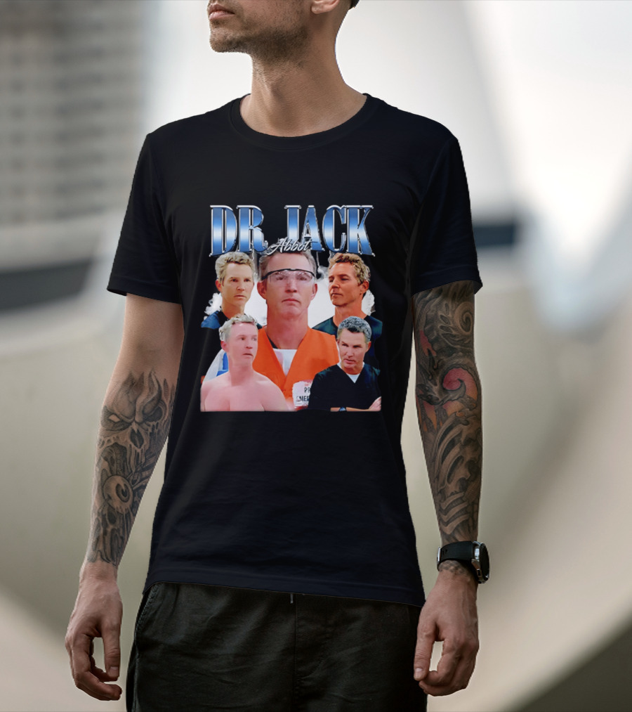 Dr Jack Abbot Picture Collage T-Shirt