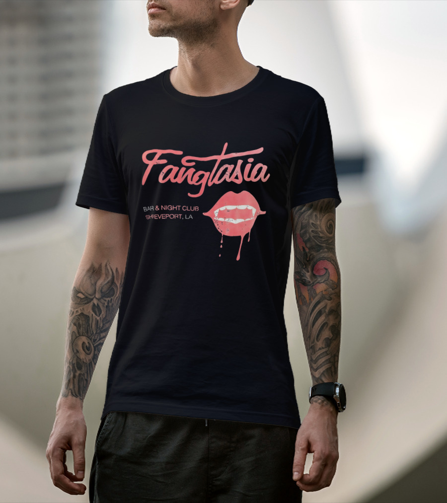 Fangtasia Bar And Night Club Shreveport LA Vampire Lips T-Shirt