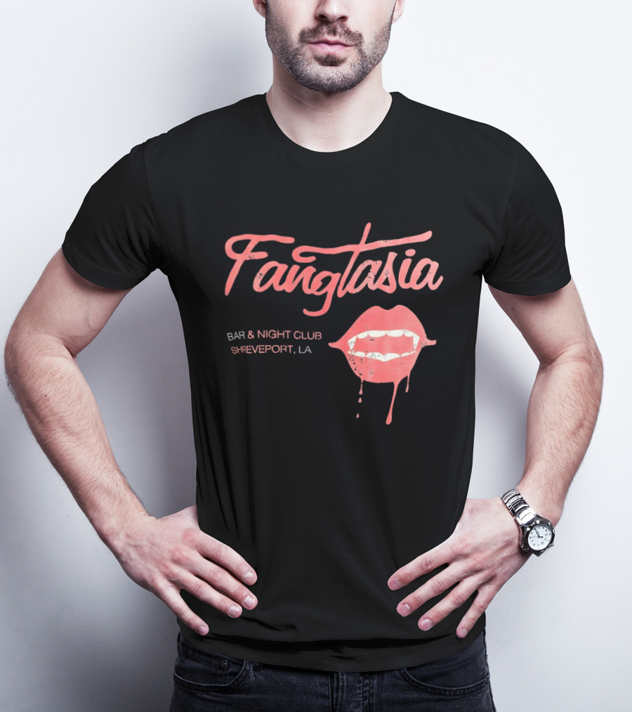 Fangtasia Bar And Night Club Shreveport LA Vampire Lips T-Shirt