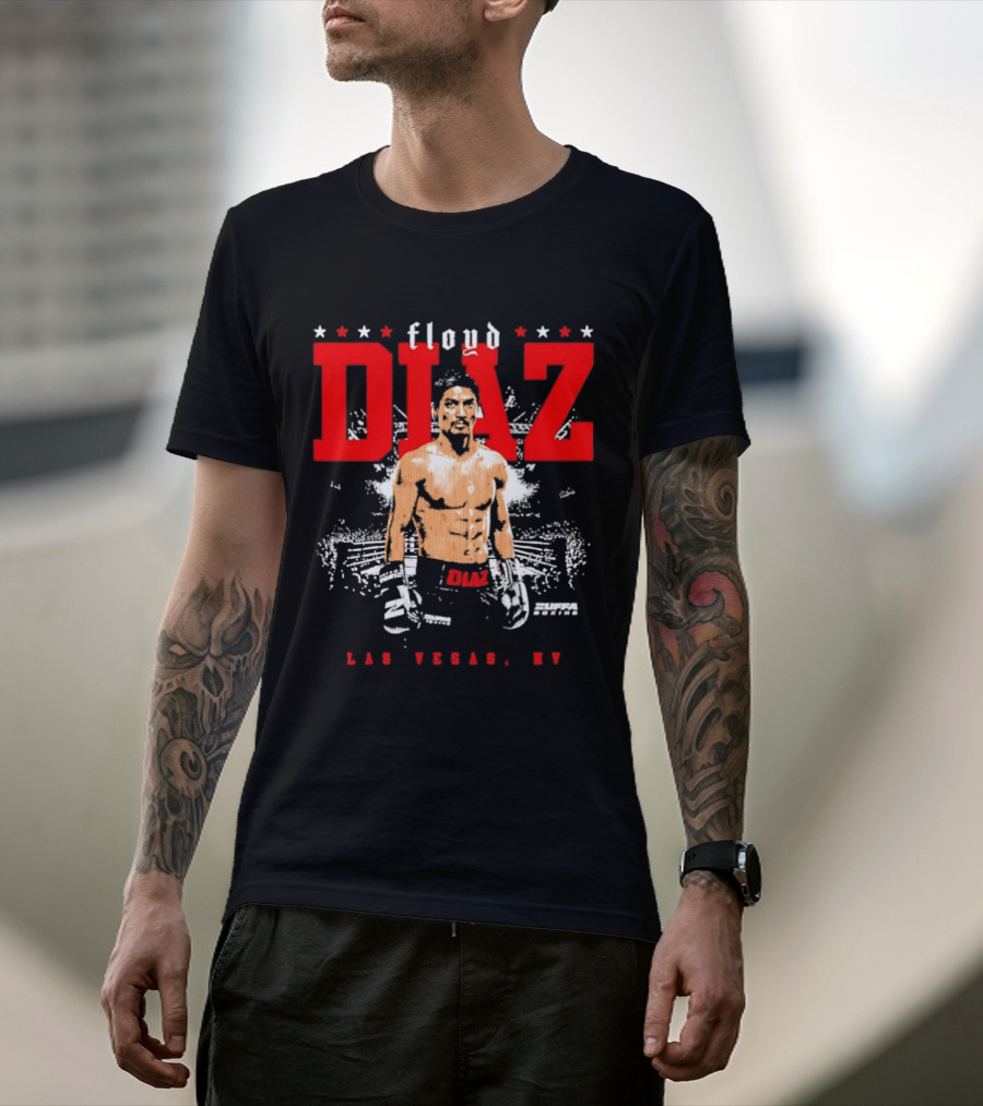 Floyd Diaz Las Vegas NV Boxing Zuffa Fighter T-Shirt