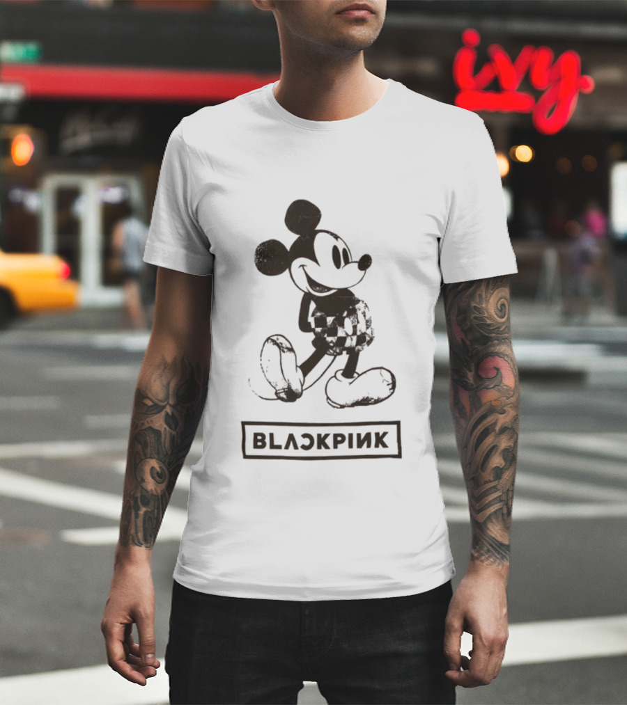 Blackpink Disney Mickey Mouse Collaboration T-Shirt