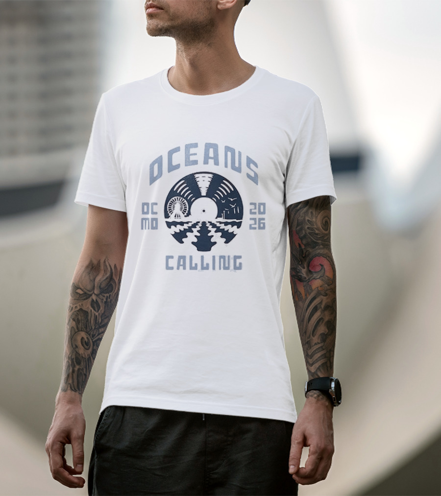 Oceans Calling 2026 OC MD Festival Record Lineup T-Shirt