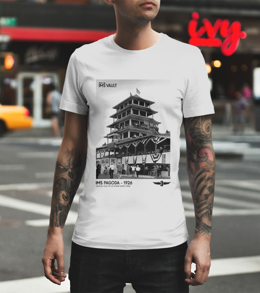 Pagoda Indianapolis Motor Speedway IMS Vault 1926 T-Shirt